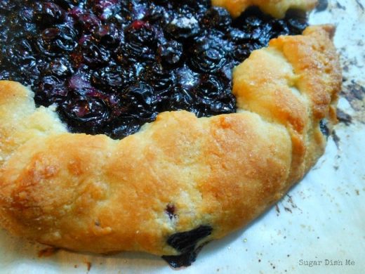 Rustic Blueberry Tart - Sugar Dish Me