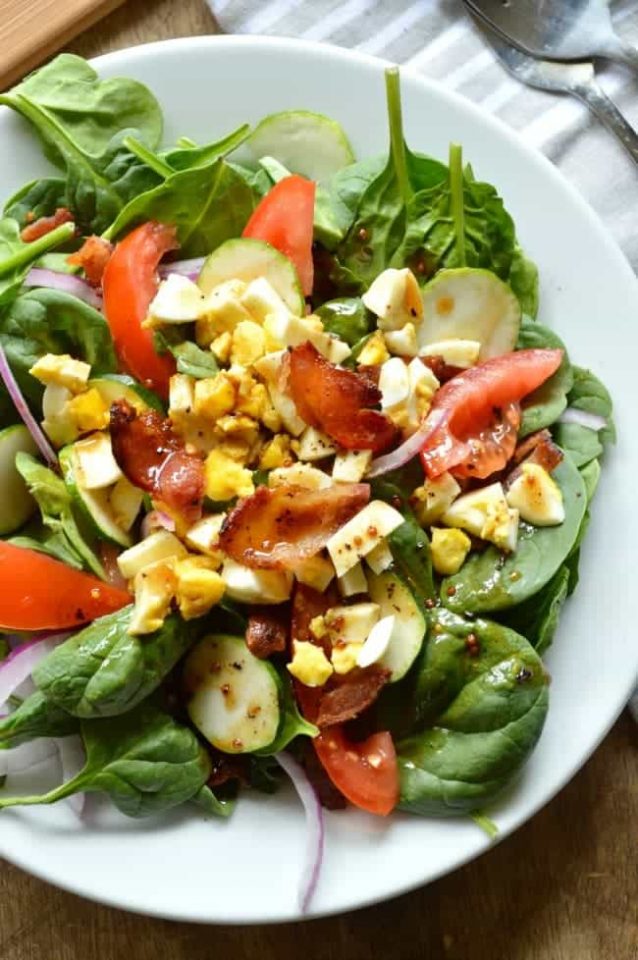 Hot Bacon Vinaigrette - Sugar Dish Me