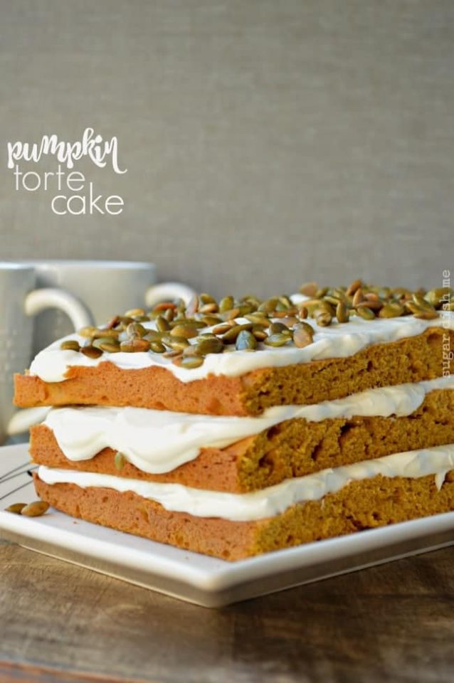 Easy Pumpkin Layer Cake - Sugar Dish Me
