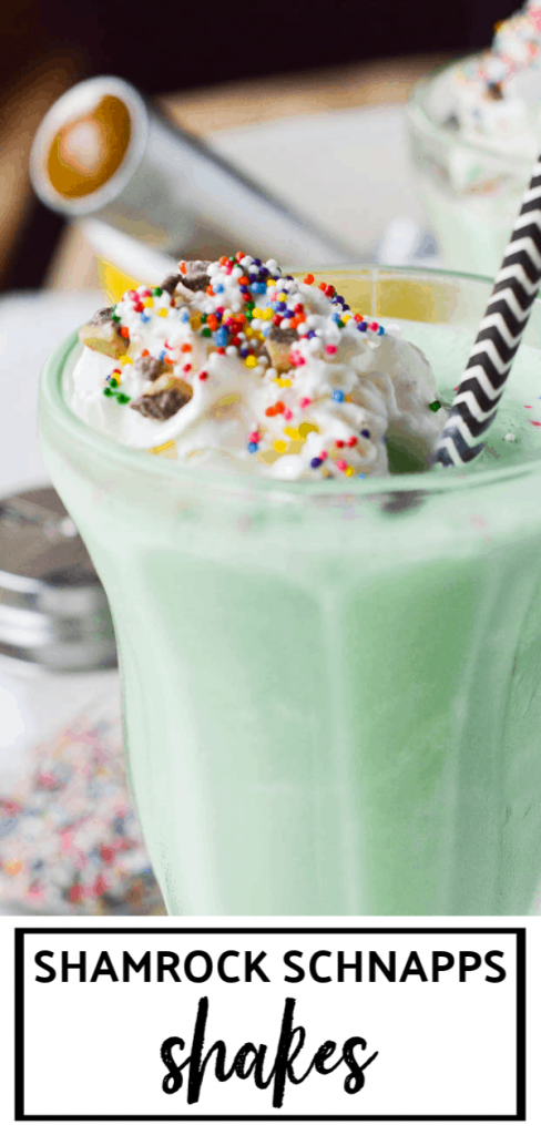 Shamrock Schnapps Shakes - Sugar Dish Me