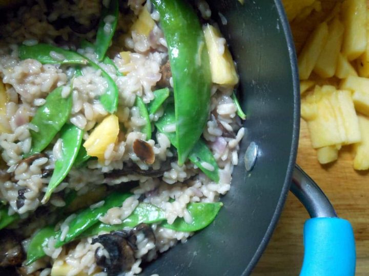 Risotto with Pineapple and Coconut Milk - Sugar Dish Me