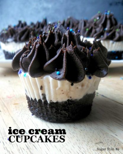 Ice Cream Cupcakes - Sugar Dish Me