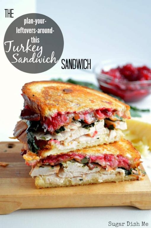 The Plan-Your-Leftovers-Around-This-Turkey-Sandwich Sandwich - Sugar ...