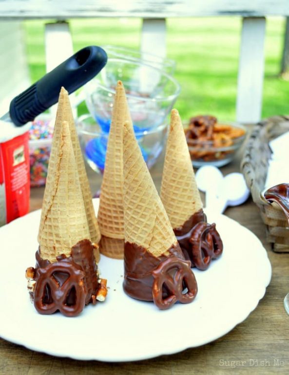 Chubby Hubby Sundae Cones - Sugar Dish Me