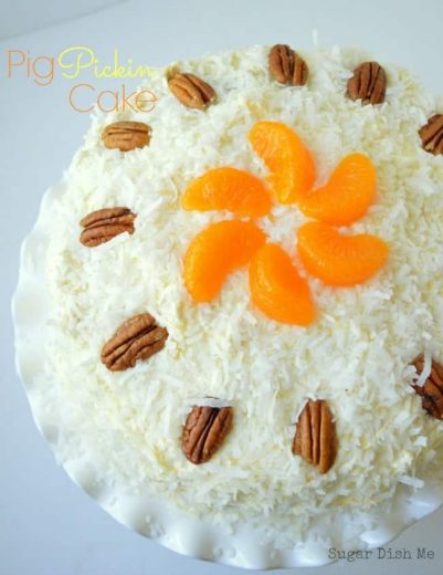 Pig Pickin' Cake - Sugar Dish Me