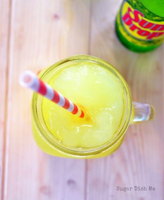 Homemade Sun Drop Slush - Sugar Dish Me