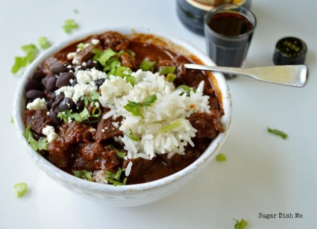 Mole Chili Con Carne with Kahlua - Sugar Dish Me