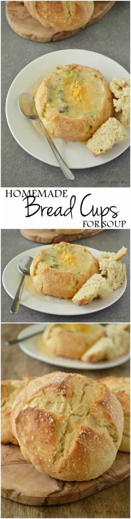 Homemade Bread Cups for Soup - Sugar Dish Me