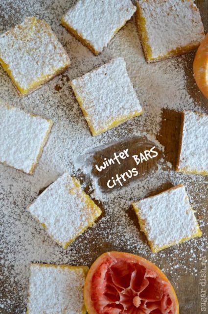 Winter Citrus Bars - Sugar Dish Me