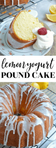 Lemon Yogurt Pound Cake - Sugar Dish Me