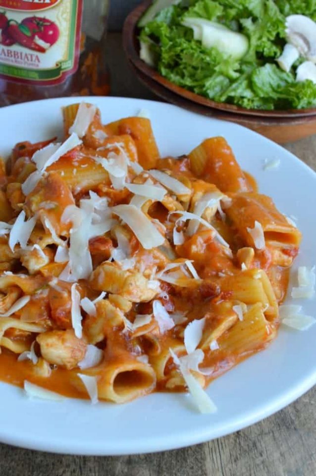 One Pot Chicken Riggies - Sugar Dish Me