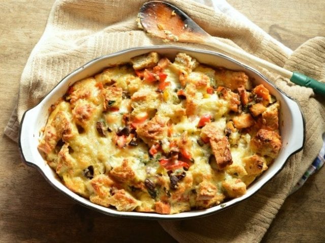 Vegetable Strata - Sugar Dish Me