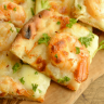 Shrimp Scampi Flatbread - Sugar Dish Me