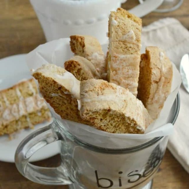 Spiced Biscotti with Maple Glaze - Sugar Dish Me