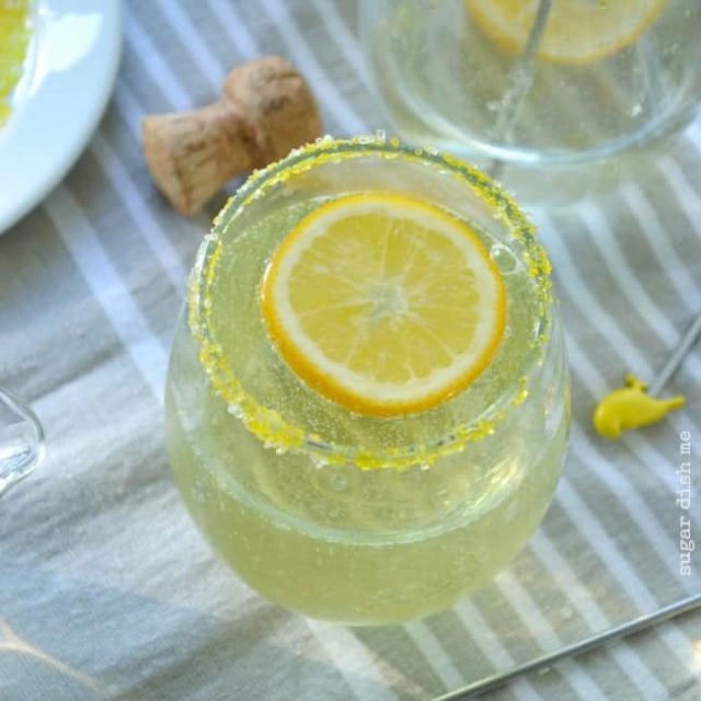 Meyer Lemon Mimosas - Sugar Dish Me