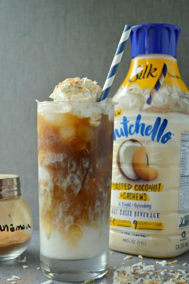 Toasted Coconut Iced Coffee - Sugar Dish Me