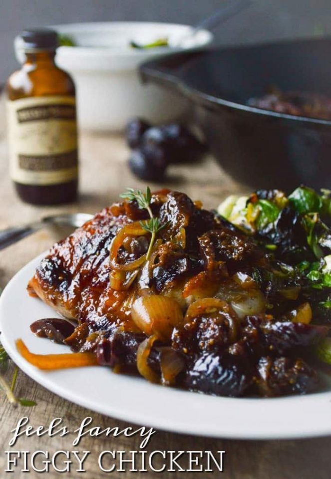 Balsamic Fig Chicken - Sugar Dish Me