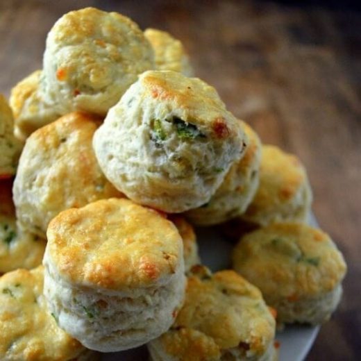 Garlic Herb and Cheddar Scones - Sugar Dish Me