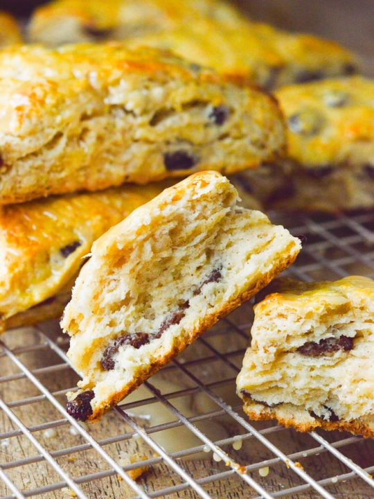 Rum Raisin Scones - Sugar Dish Me